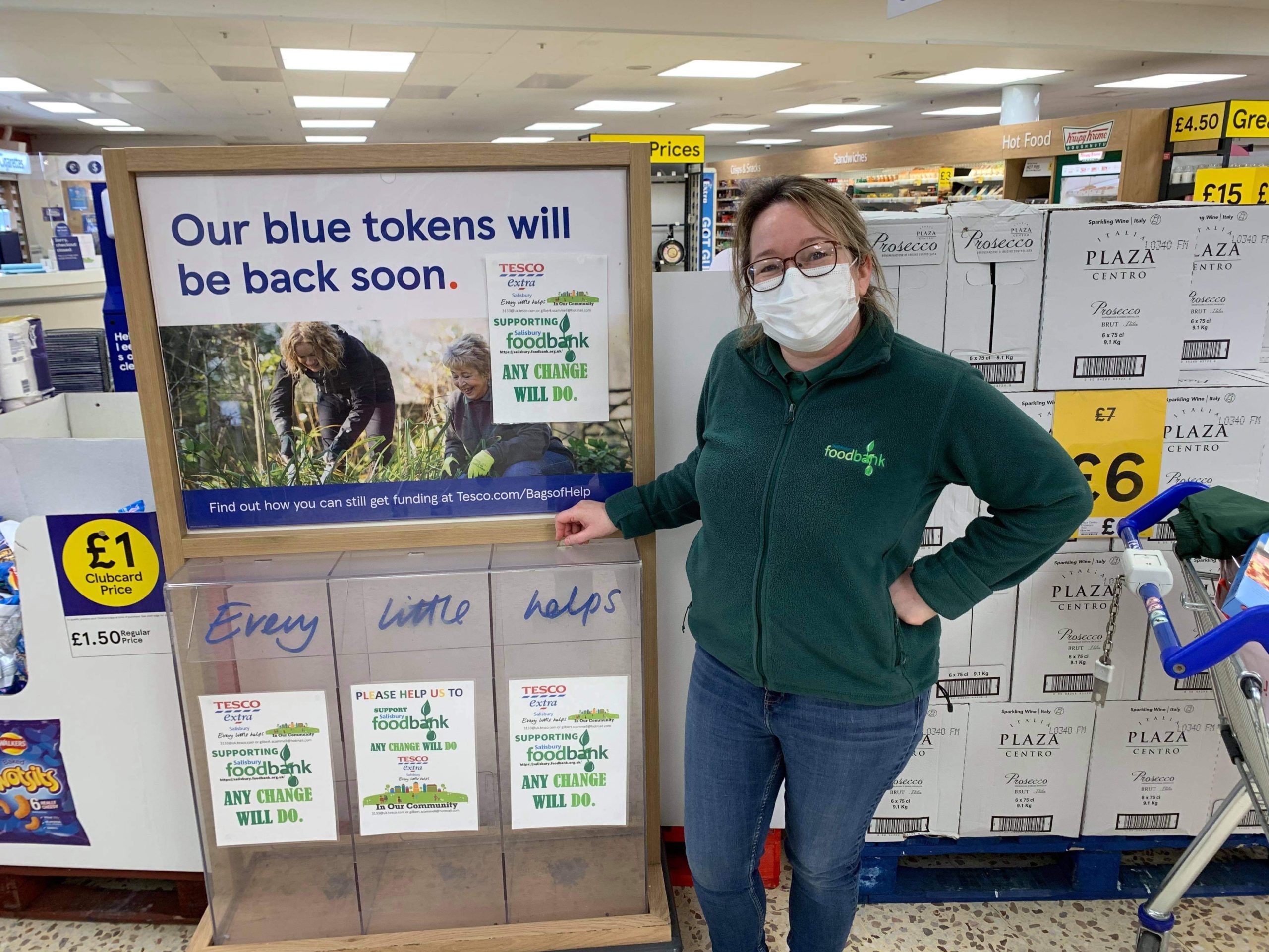 Amazing support from Tesco community team - Salisbury Foodbank
